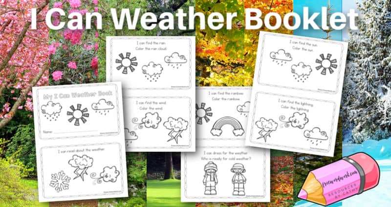 Weather Booklet - Free Word Work