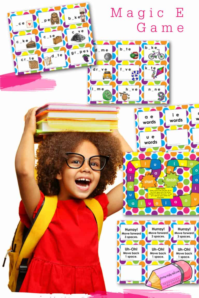 Magic E Game - Free Word Work