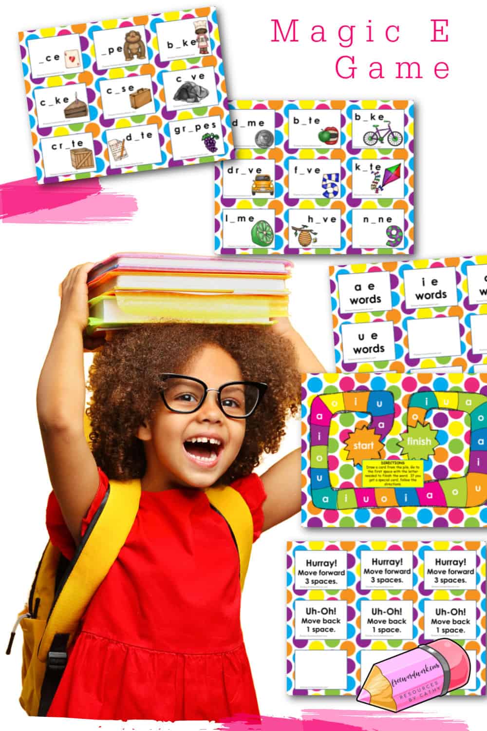 Magic E Game - Free Word Work