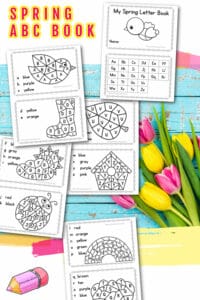 Spring ABC Book - Free Word Work