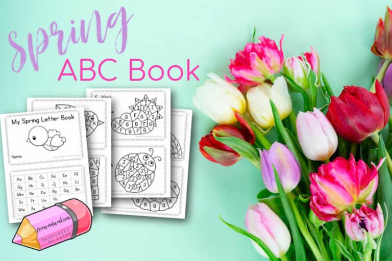 Spring ABC Book - Free Word Work