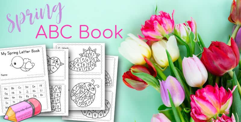 Spring ABC Book - Free Word Work