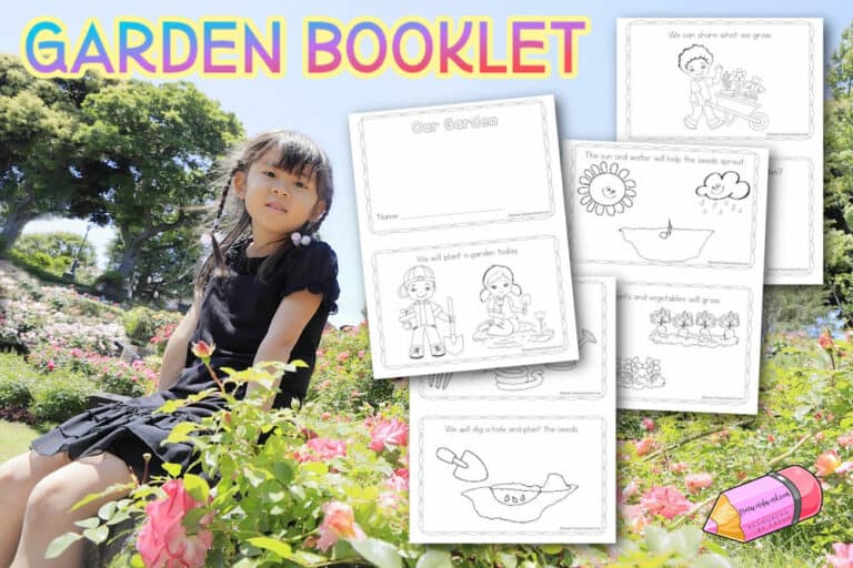 Garden Booklet - Free Word Work