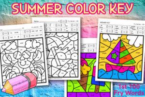 Summer Fry Color Code - Free Word Work