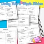 Home - Free Word Work