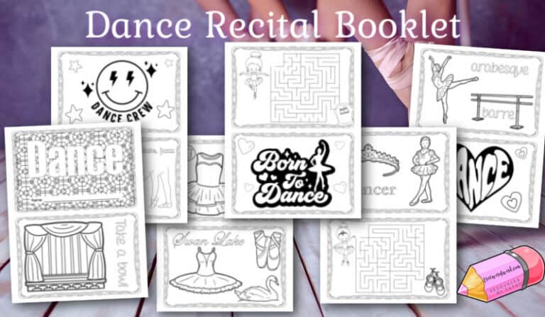 Dance Recital Booklet - Free Word Work