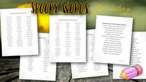 Spooky word lists - Free Word Work