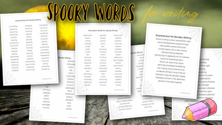 Spooky word lists - Free Word Work